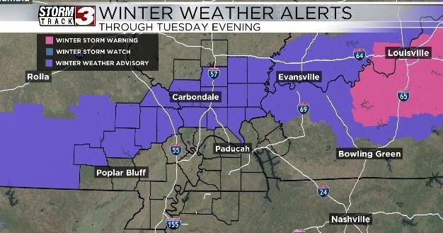 Winter Weather returns overnight and into Tuesday | Weather | wsiltv.com