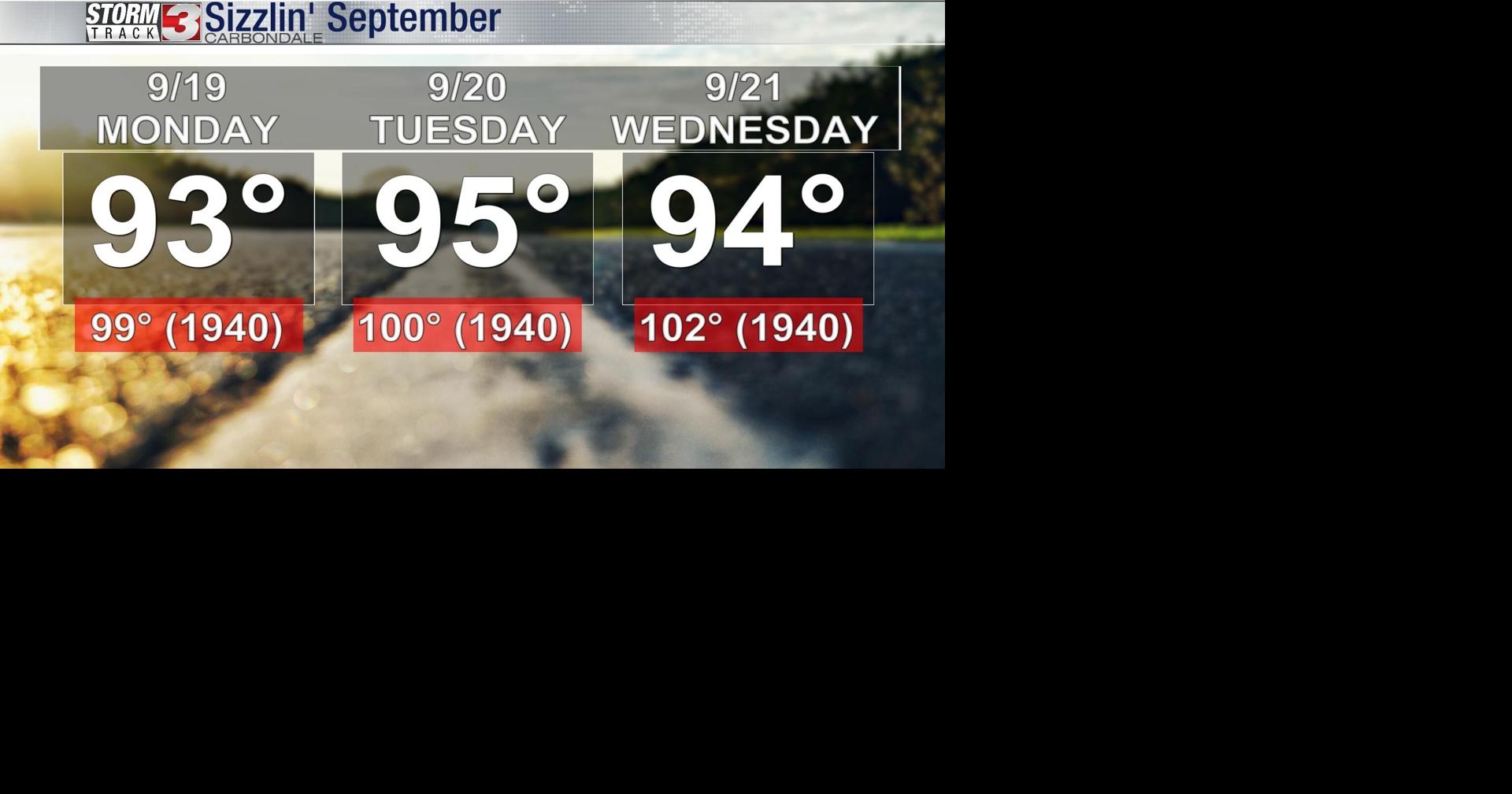 Sizzlin' September, near record heat next week | News | wsiltv.com