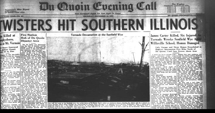 Digging Deeper: December 18, 1957 tornado outbreak | News | wsiltv.com
