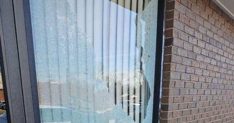 Brick thrown through window of State Representative Severin and State ...