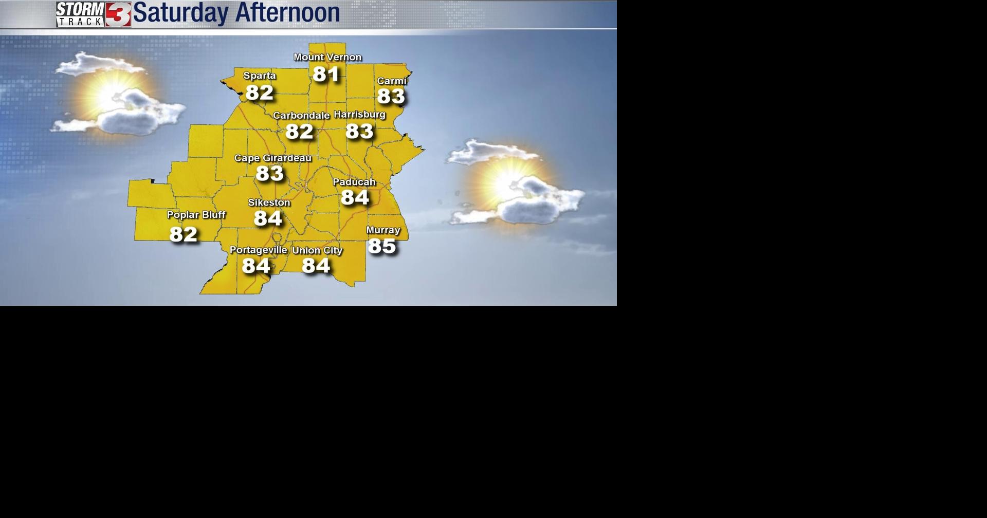 Warm and gusty Saturday -- Tracking rain and storms into Sunday | News ...