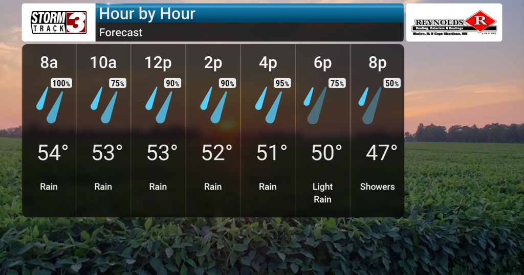 Widespread Rain and Cool | Forecast | wsiltv.com