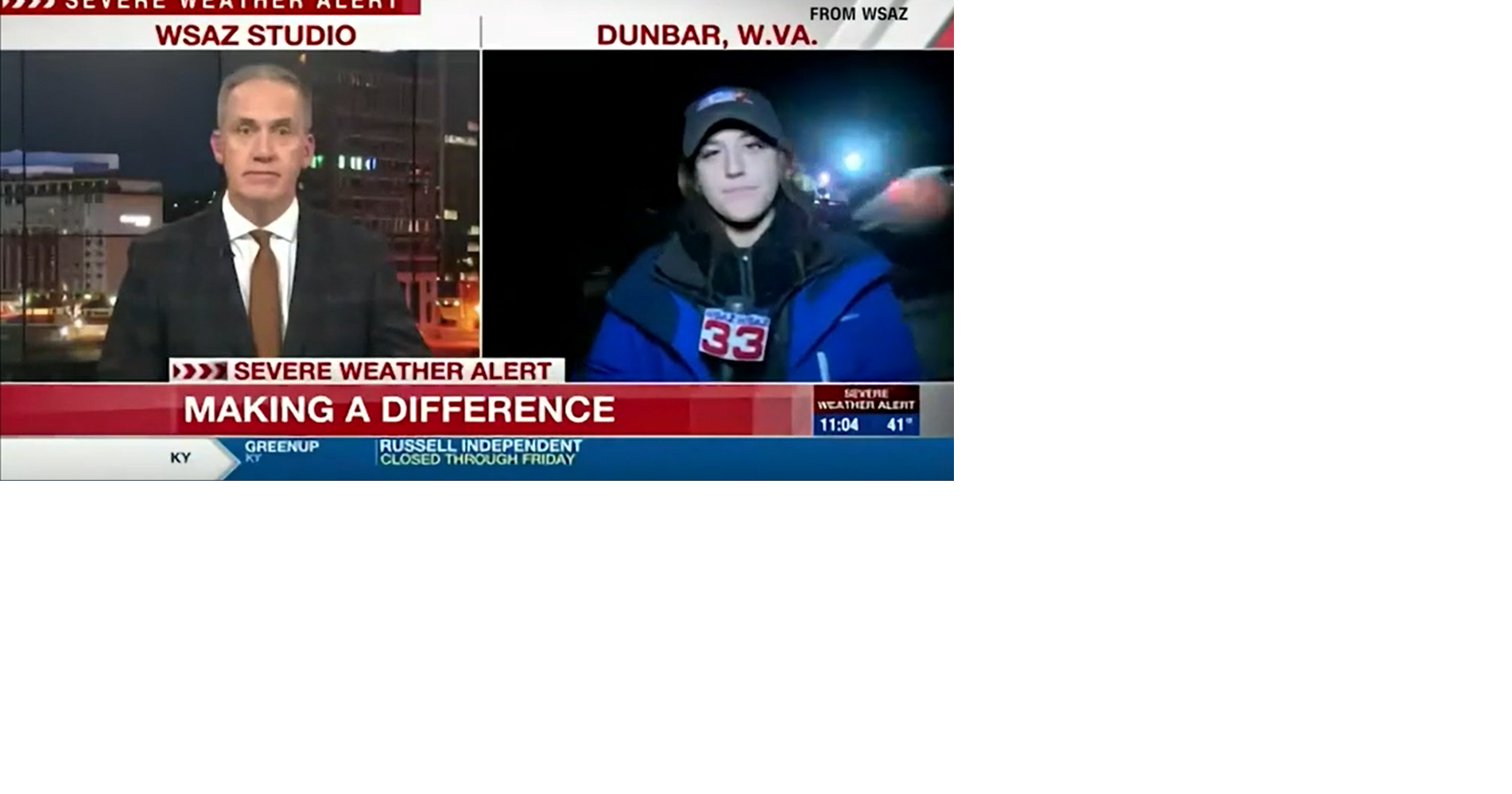 TV reporter hit by car during live newscast | News | wsiltv.com