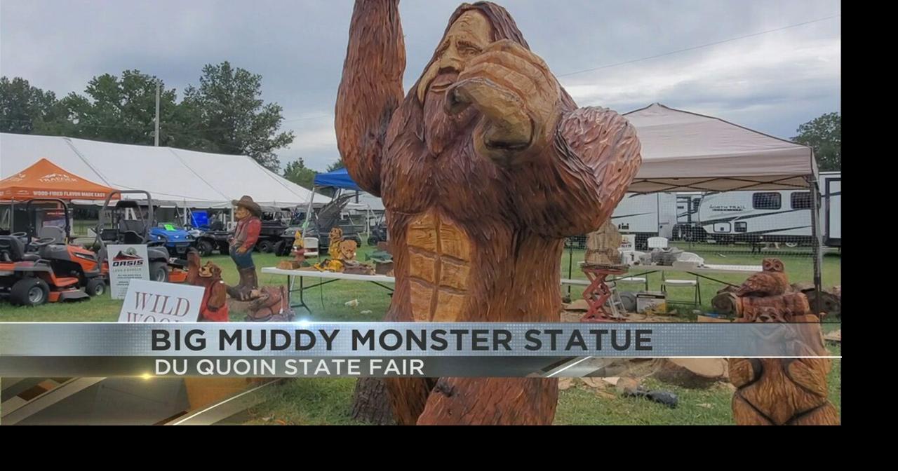 Big Muddy Monster Statue Completed at Du Quoin State Fair | Video ...