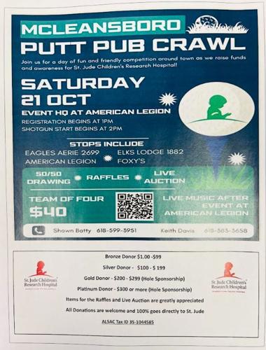 Putt Pub Crawl event to raise funds for St. Jude | Illinois | wsiltv.com