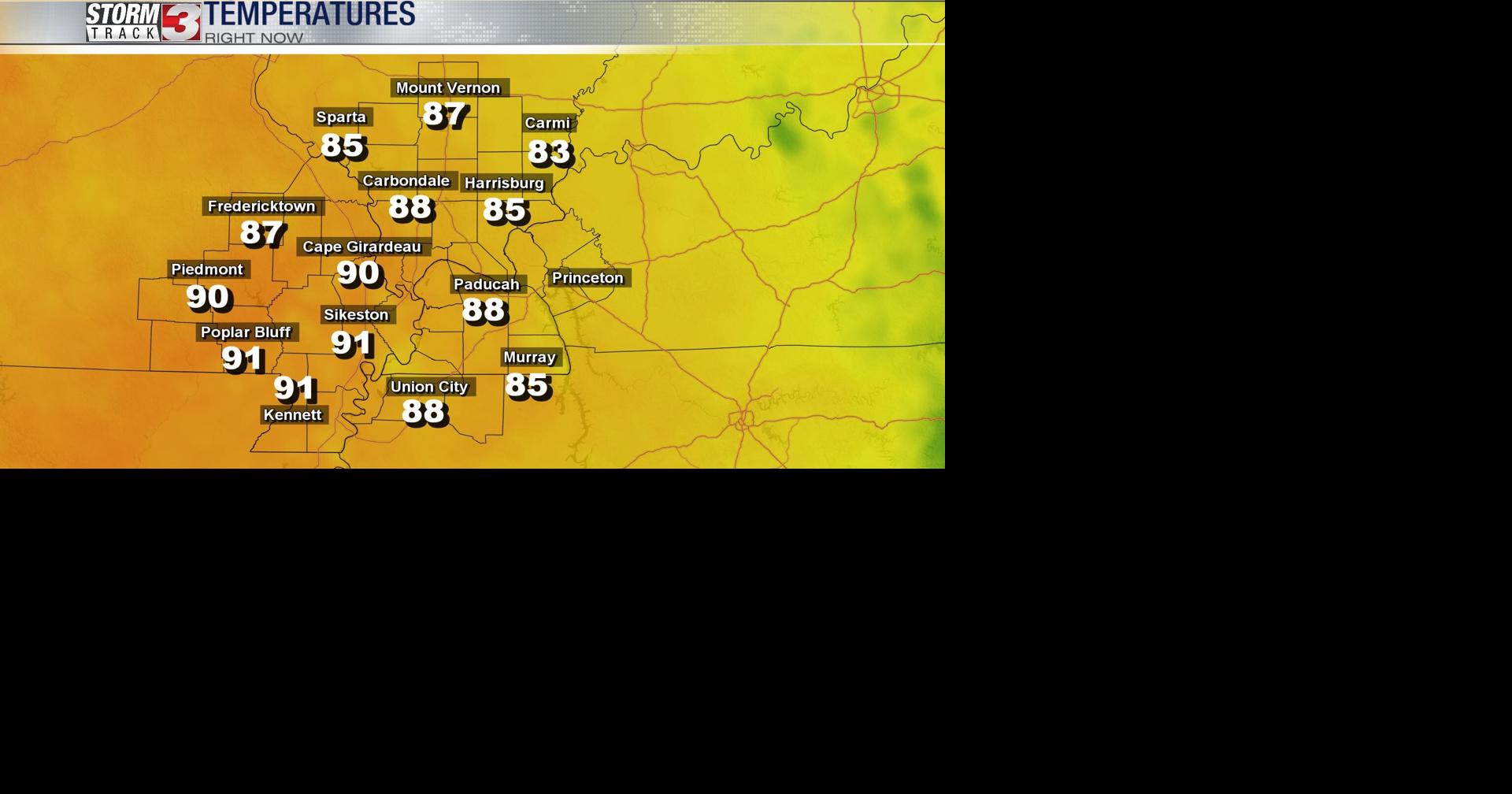 Heating up today -- tracking storms this weekend | News | wsiltv.com