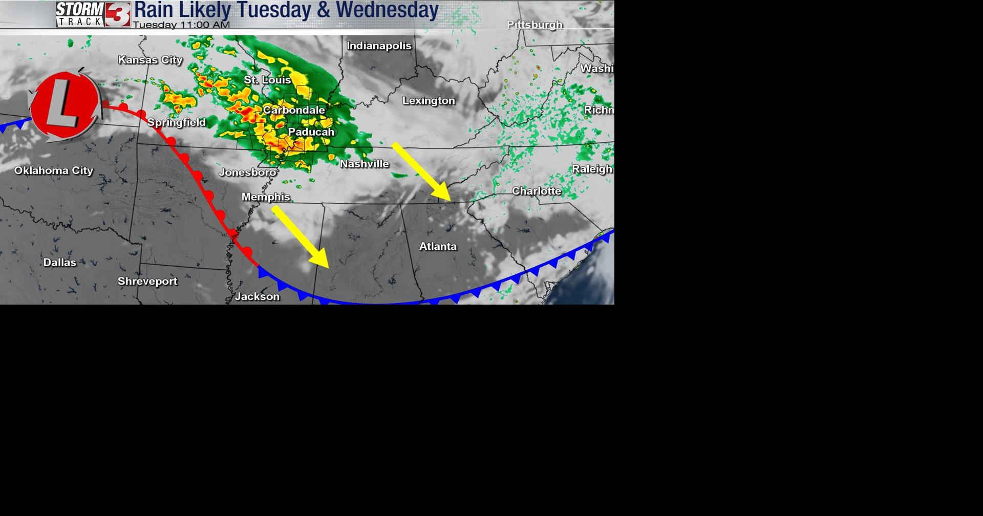 Cloudy & cool Monday, rain returns Tuesday | News | wsiltv.com