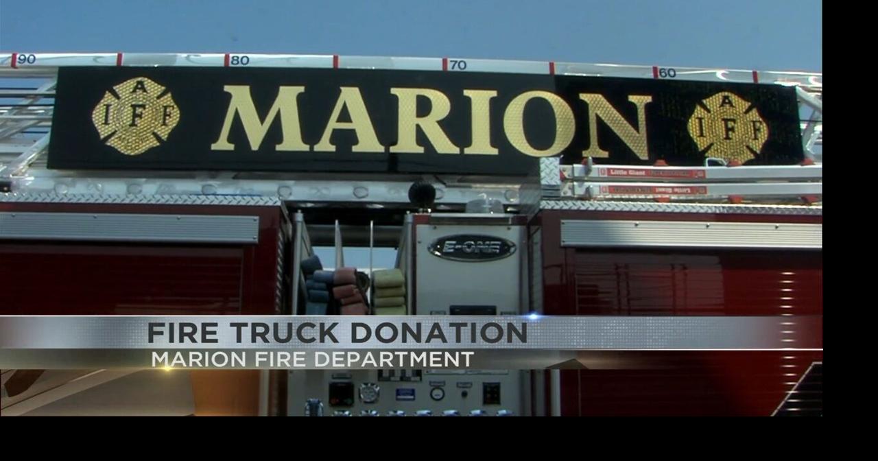 Fire truck donated to Marion Fire Department | Illinois | wsiltv.com