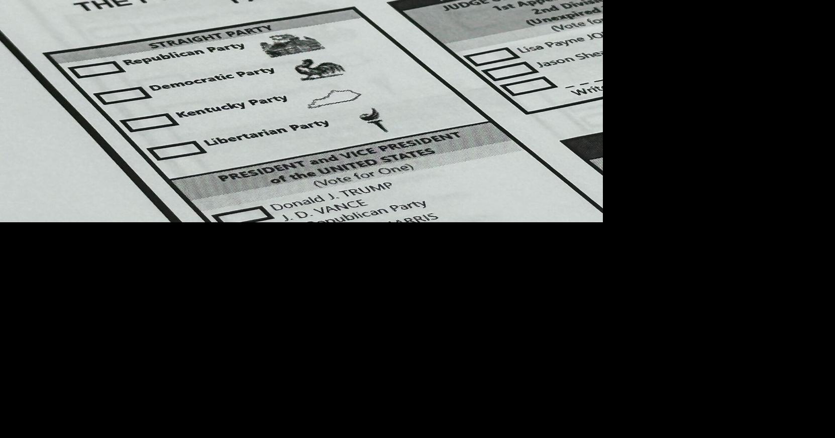 Kentucky Sample Ballots for November 5, 2024 | Your Voice, Your Vote ...