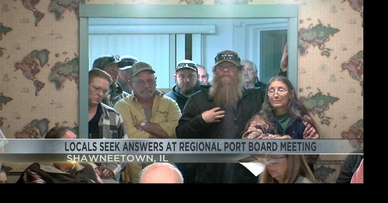 Locals seek answers at Shawneetown Regional Port District Board meeting ...