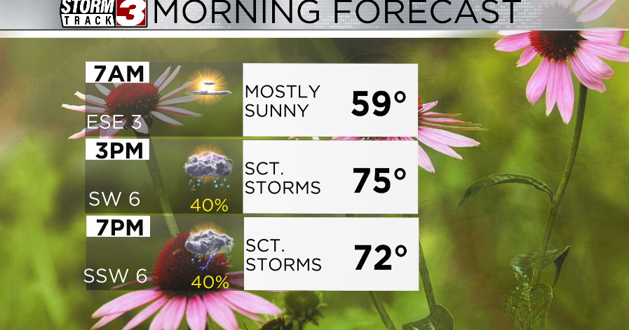 Tracking a foggy morning and stormy afternoon | Weather | wsiltv.com
