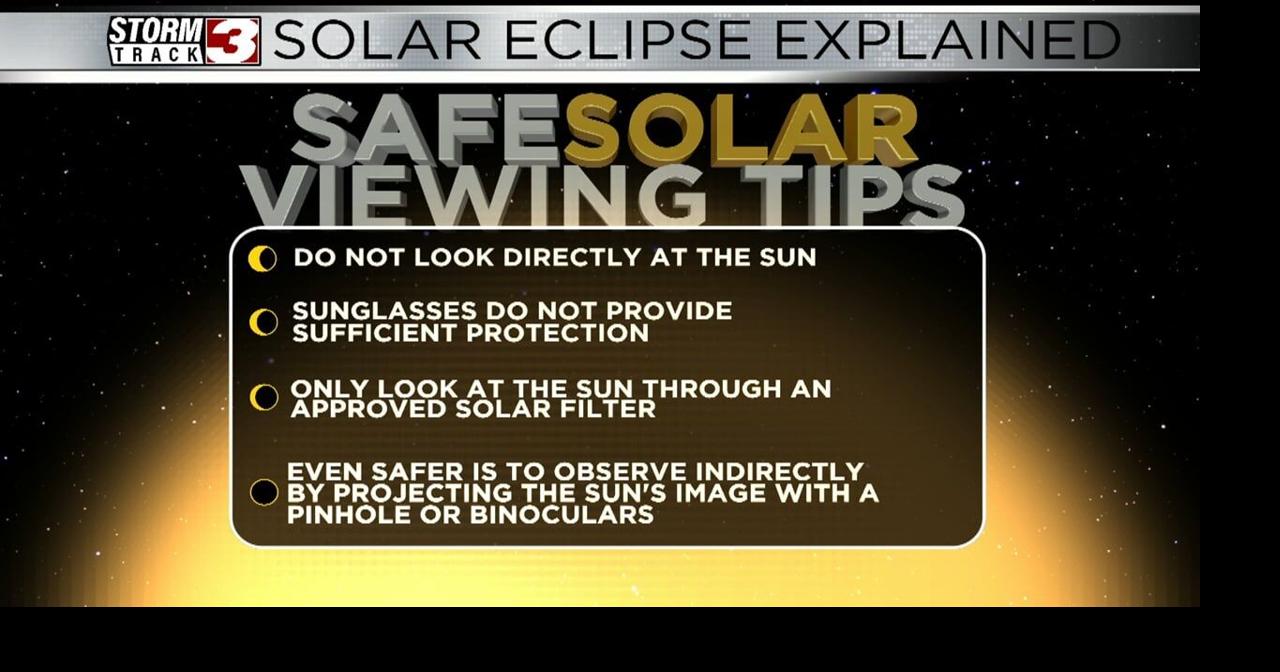Safe Viewing Tips for Upcoming Total Solar Eclipse | Video | wsiltv.com