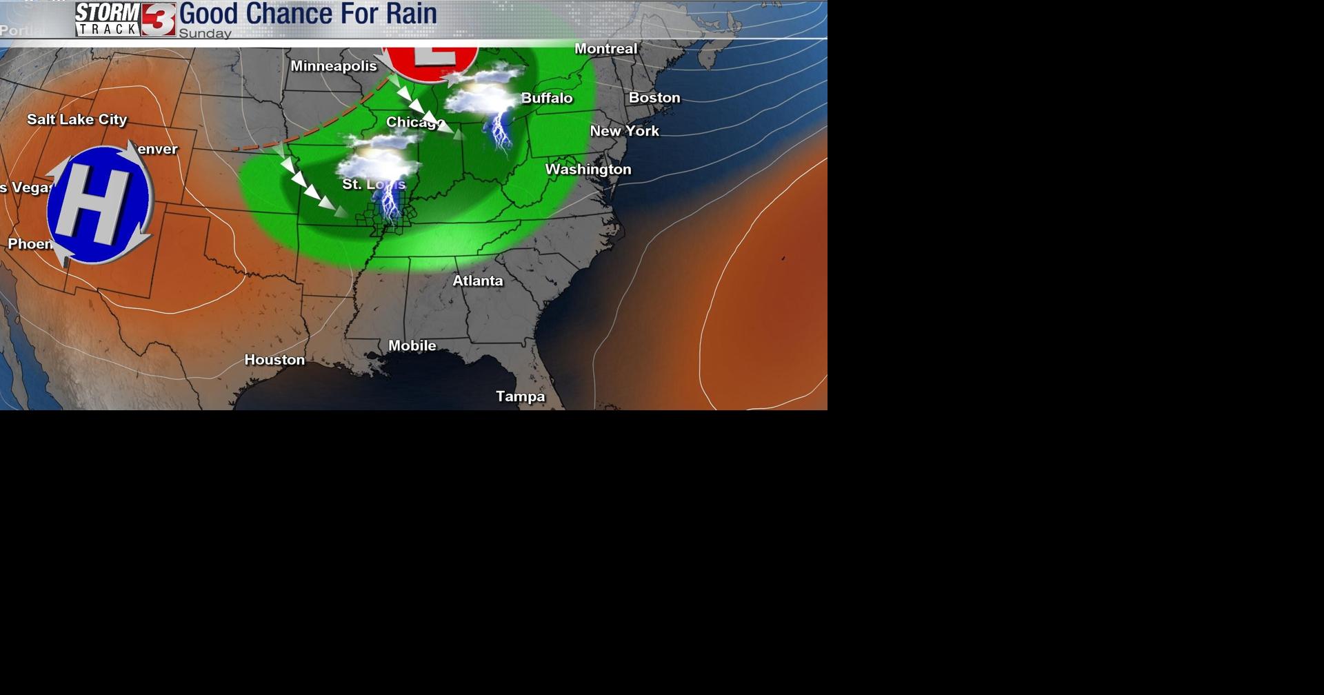 Heating back up, but rain looks likely Sunday | News | wsiltv.com