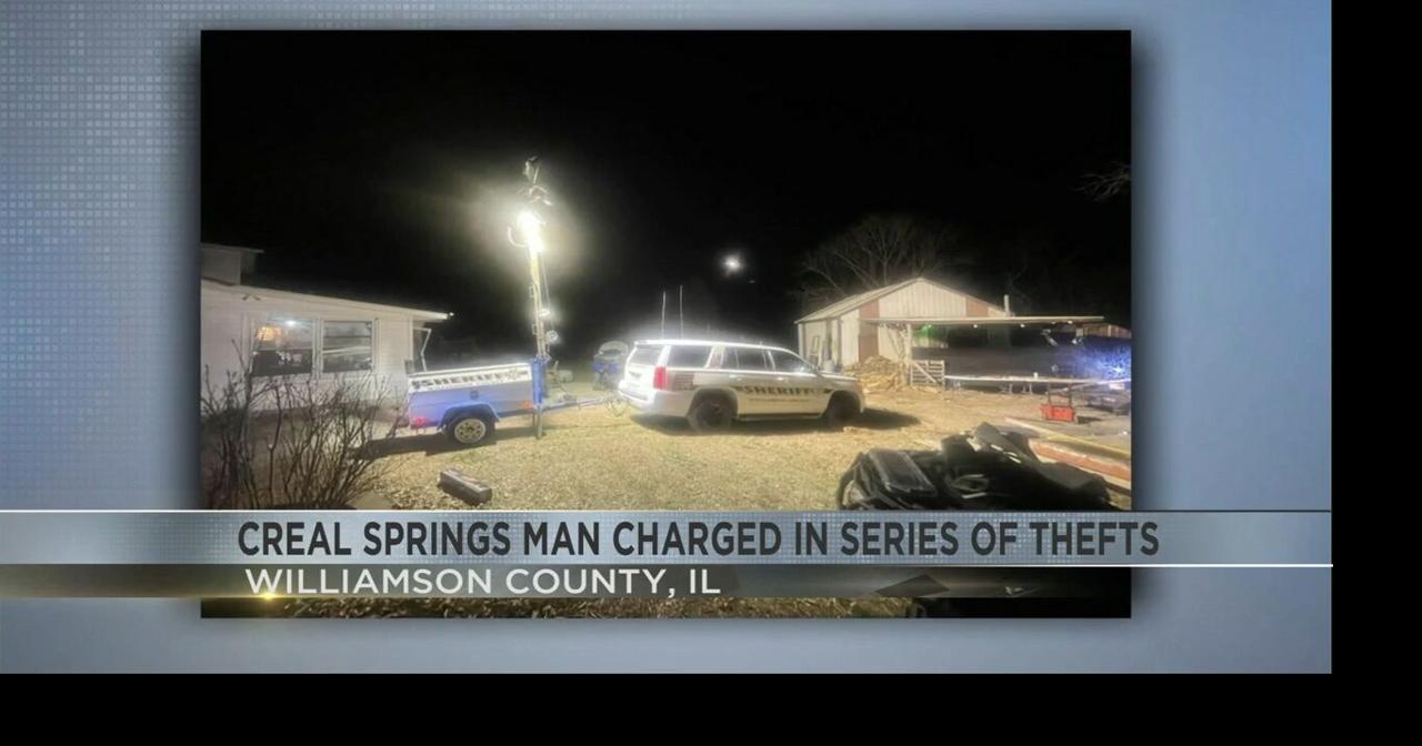 Williamson County Man Behind Bars Faces Multiple Charges In Theft