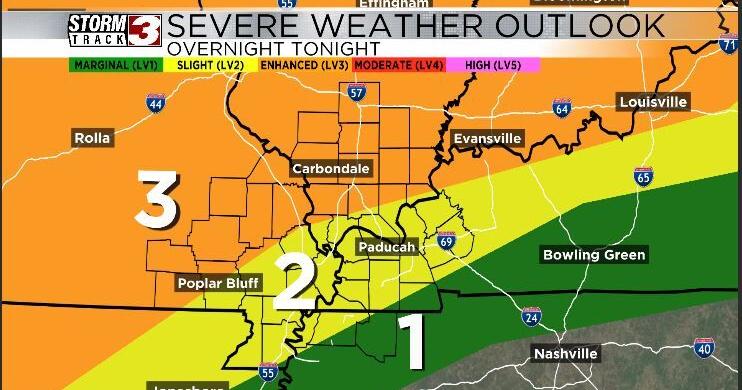 Monday Night Severe Threat | Weather | wsiltv.com