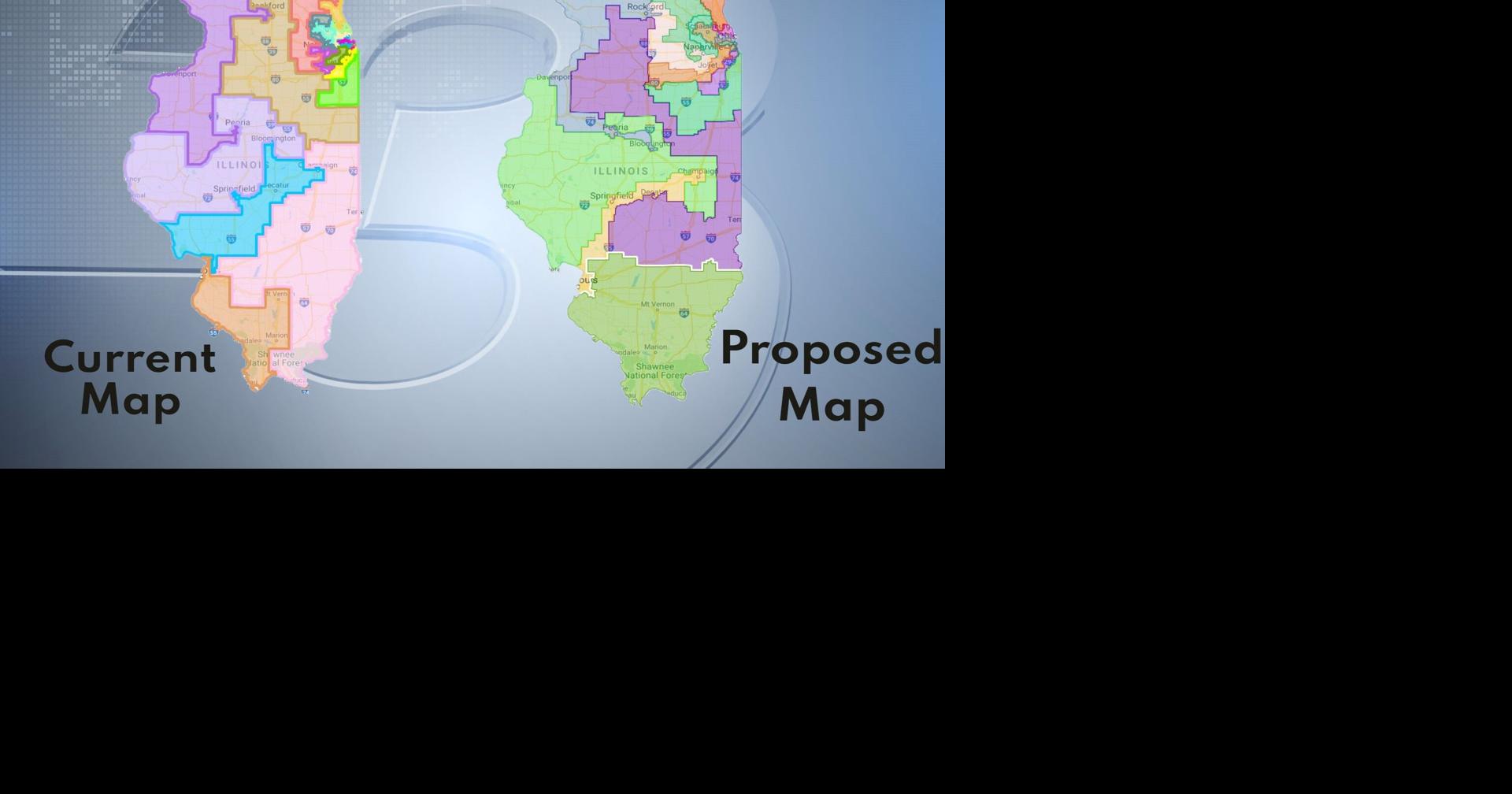 Illinois Democrats reveal proposed new congressional maps | News ...