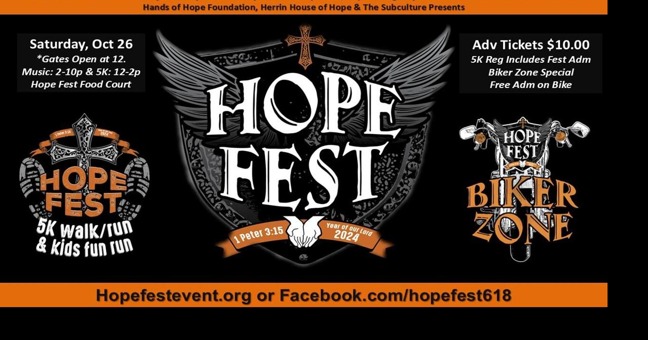 Hope Fest 5K and Music Festival Set for October 26 in Herrin, to ...