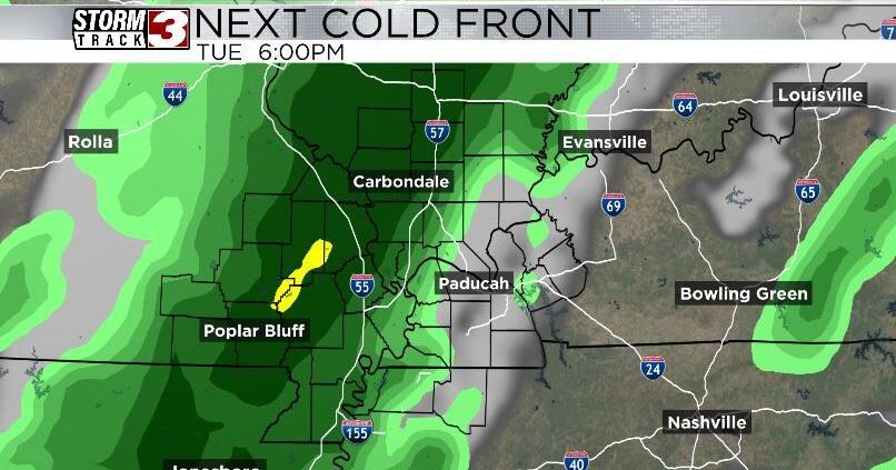 Temperatures rebounding quick ahead of our next cold front | Weather ...