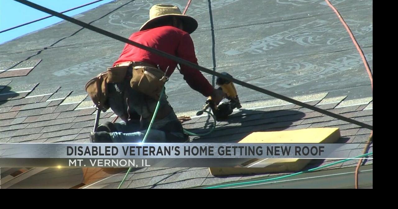 Locals come together to help replace a disabled veteran's roof | News ...