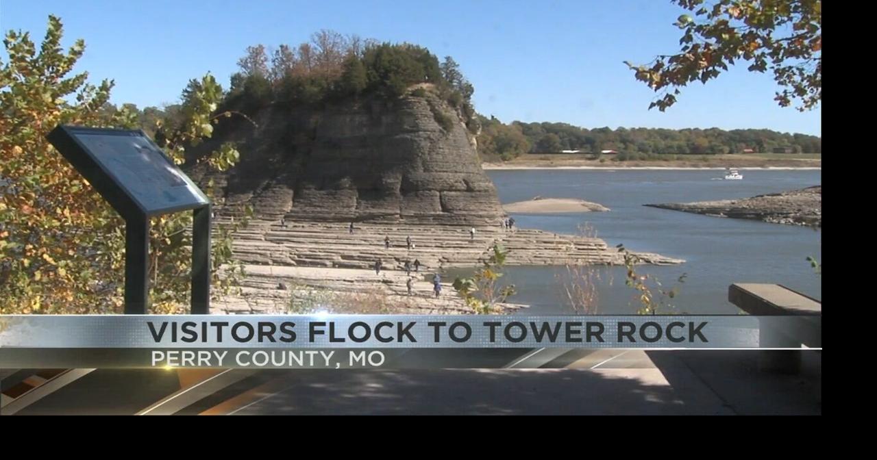 Visitors flock to Tower Rock amid low river levels | News | wsiltv.com