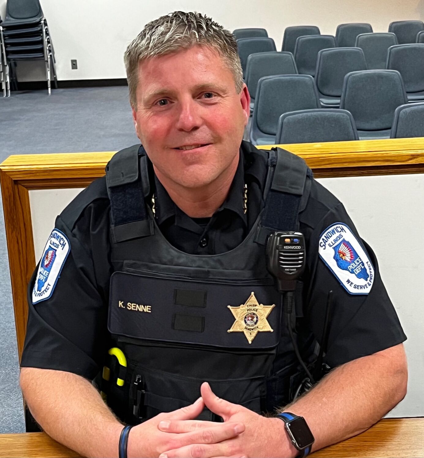 New Sandwich police chief adjusting to job | Local News | wspynews.com