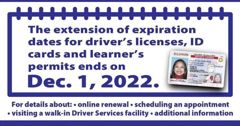 Driver's license expiration extension to end December 1 | Local News ...