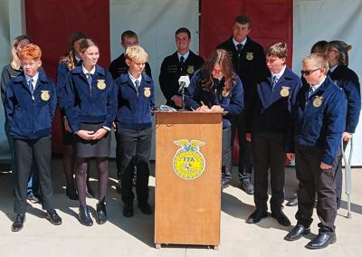 Hinckley-Big Rock Middle School FFA signs official charter at Sandwich ...