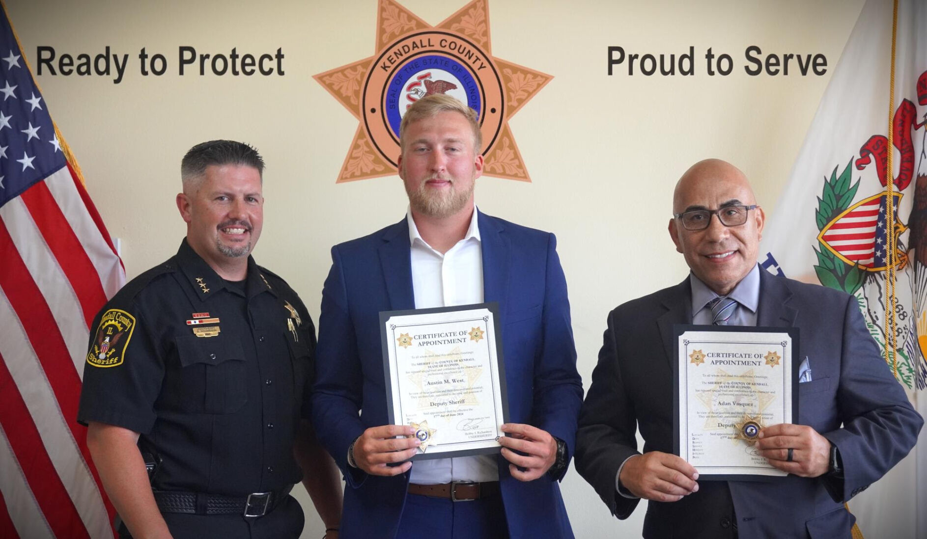 Kendall County Sheriff's Office welcomes two new deputies | Local News ...