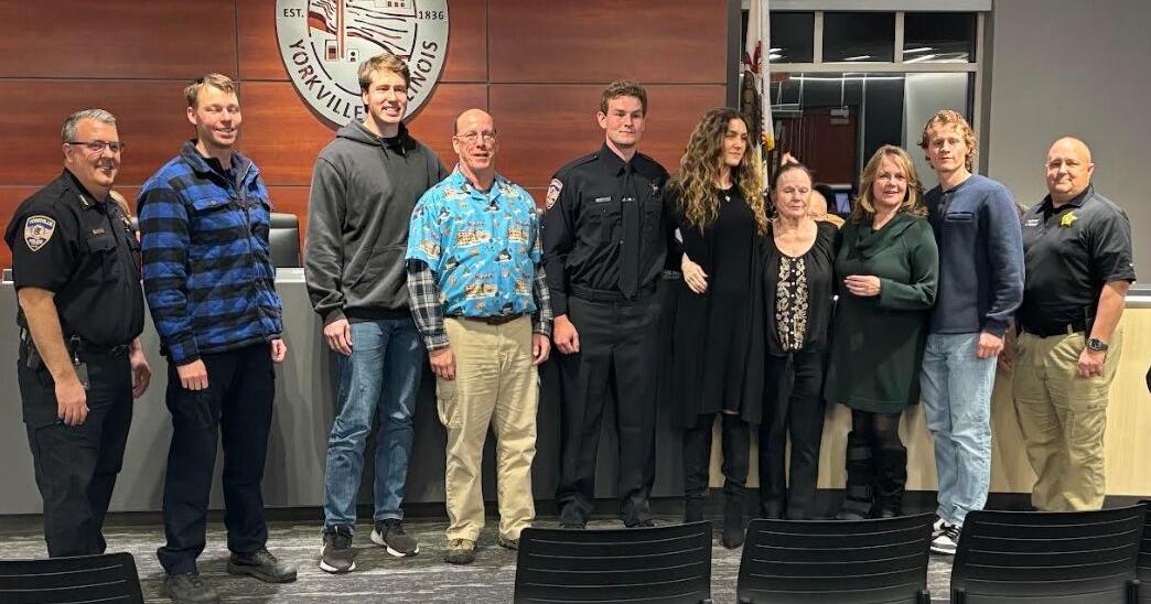 Yorkville swears in Jack Wade as newest patrol officer | Local News ...