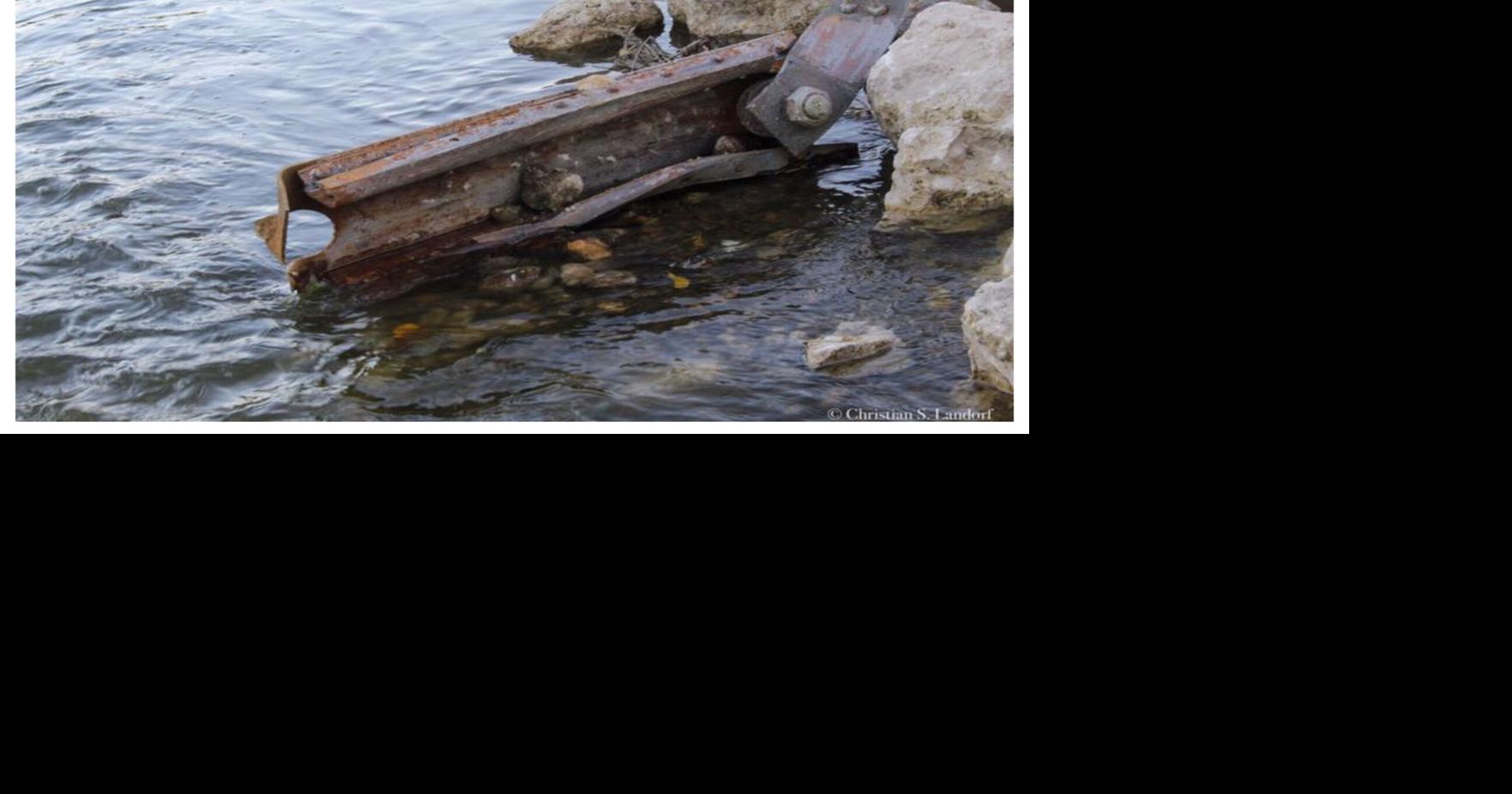 D Construction Cleaning Up Debris in Fox River from Millbrook Bridge ...