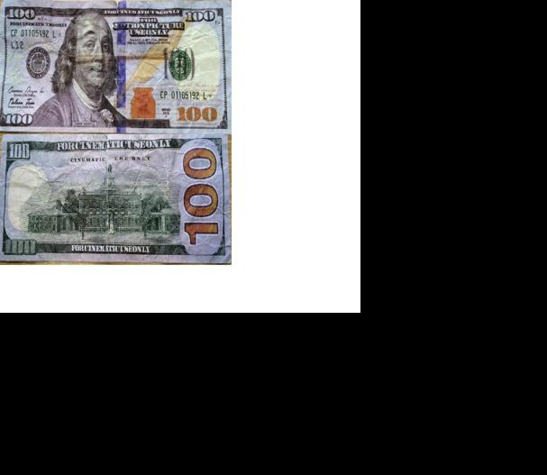 Fake $100 Bill Labeled 'For Motion Picture Use Only' Passed at Sheridan ...