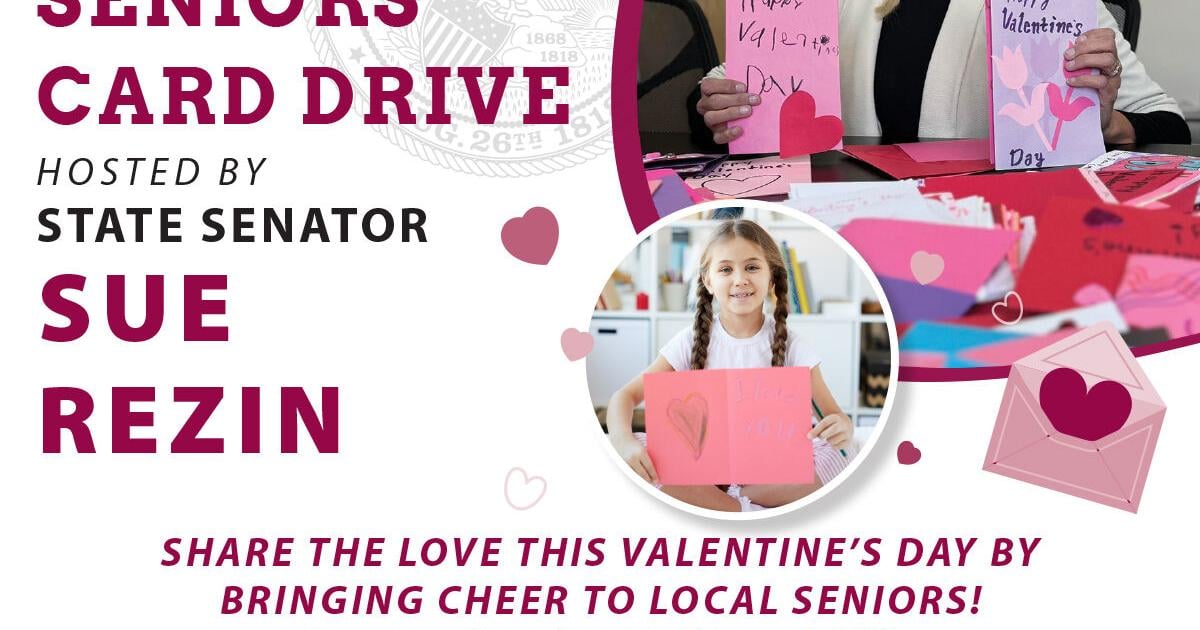State senator collecting Valentine’s Day cards for area seniors | Local ...