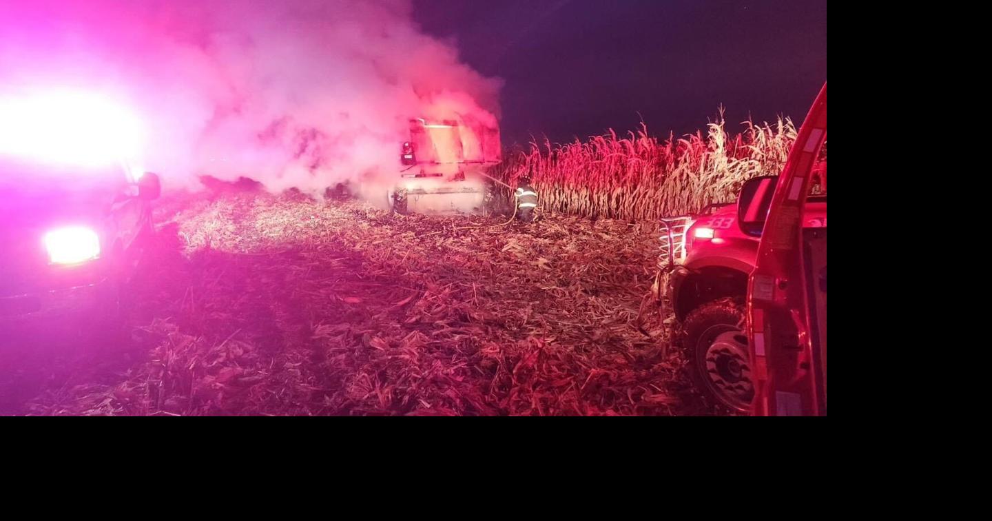 No one hurt in combine fire Thursday | Local News | wspynews.com