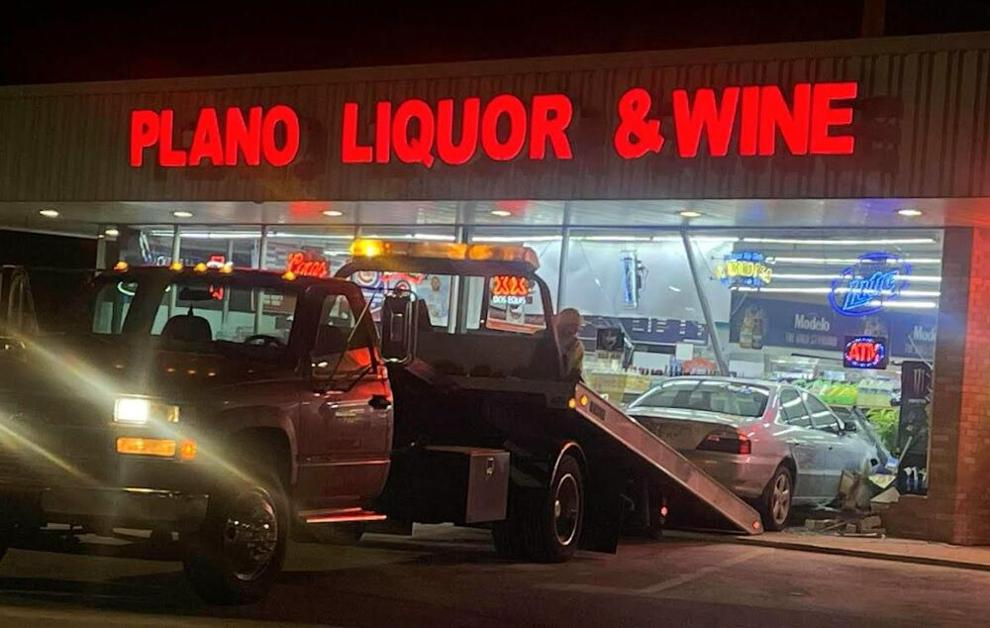 No one hurt after car crashes into Plano liquor store Friday night ...
