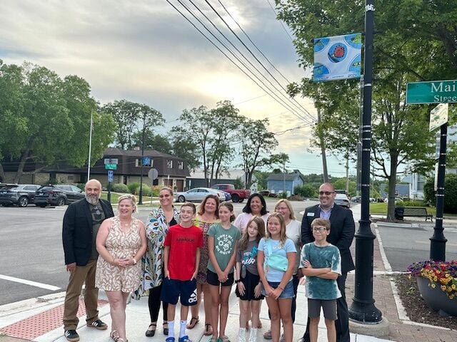 Oswego arts commission unveils new functional art pieces, light pole ...