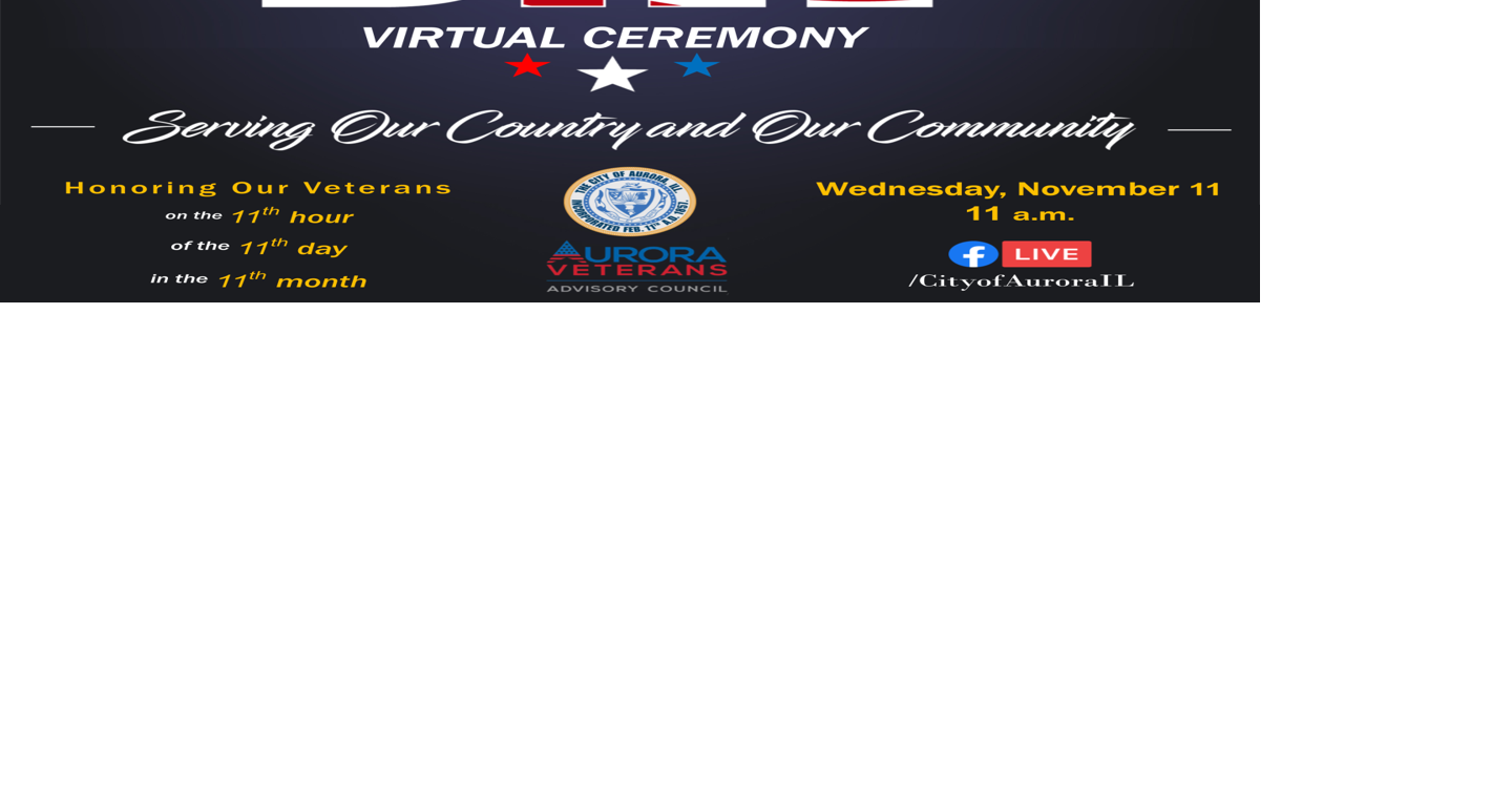 Aurora Hosting Virtual Veterans Day Ceremony | Local News | wspynews.com