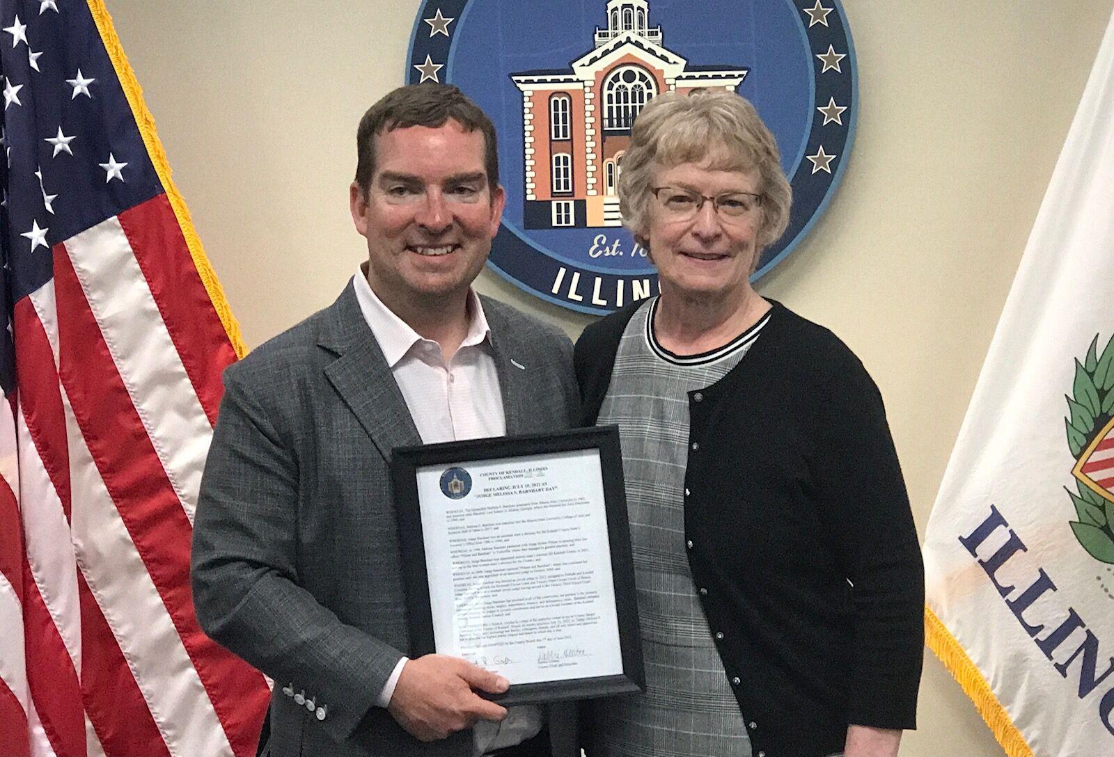 Retiring Kendall County judge recognized | Local News | wspynews.com