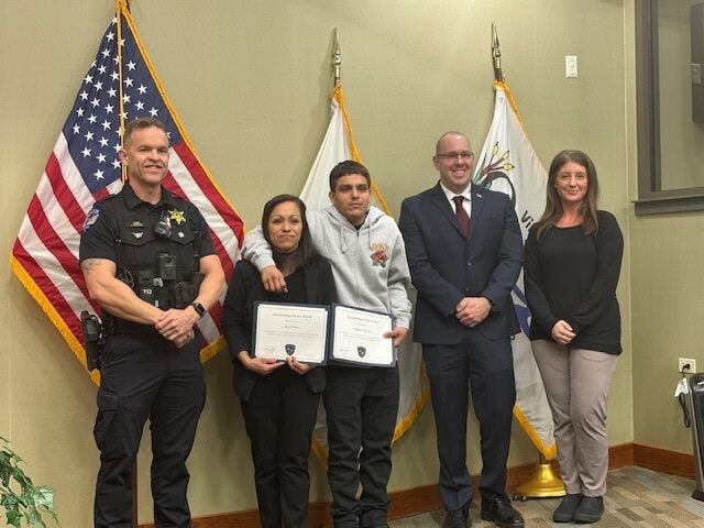 Mother and son who helped capture Oswego murder suspect recognized by ...