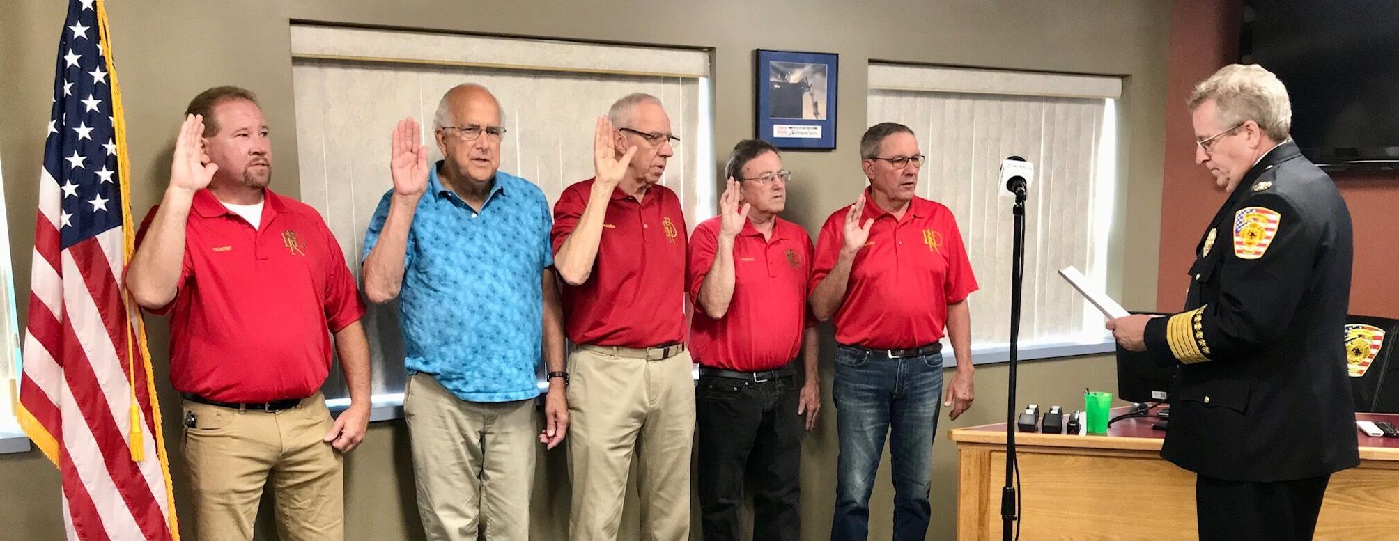 First elected Bristol Kendall Fire Protection District trustees sworn ...