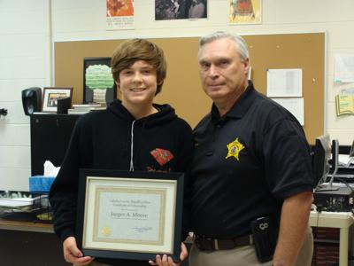 LaSalle County Sheriff Presents Lake Holiday Youth with Citizenship ...