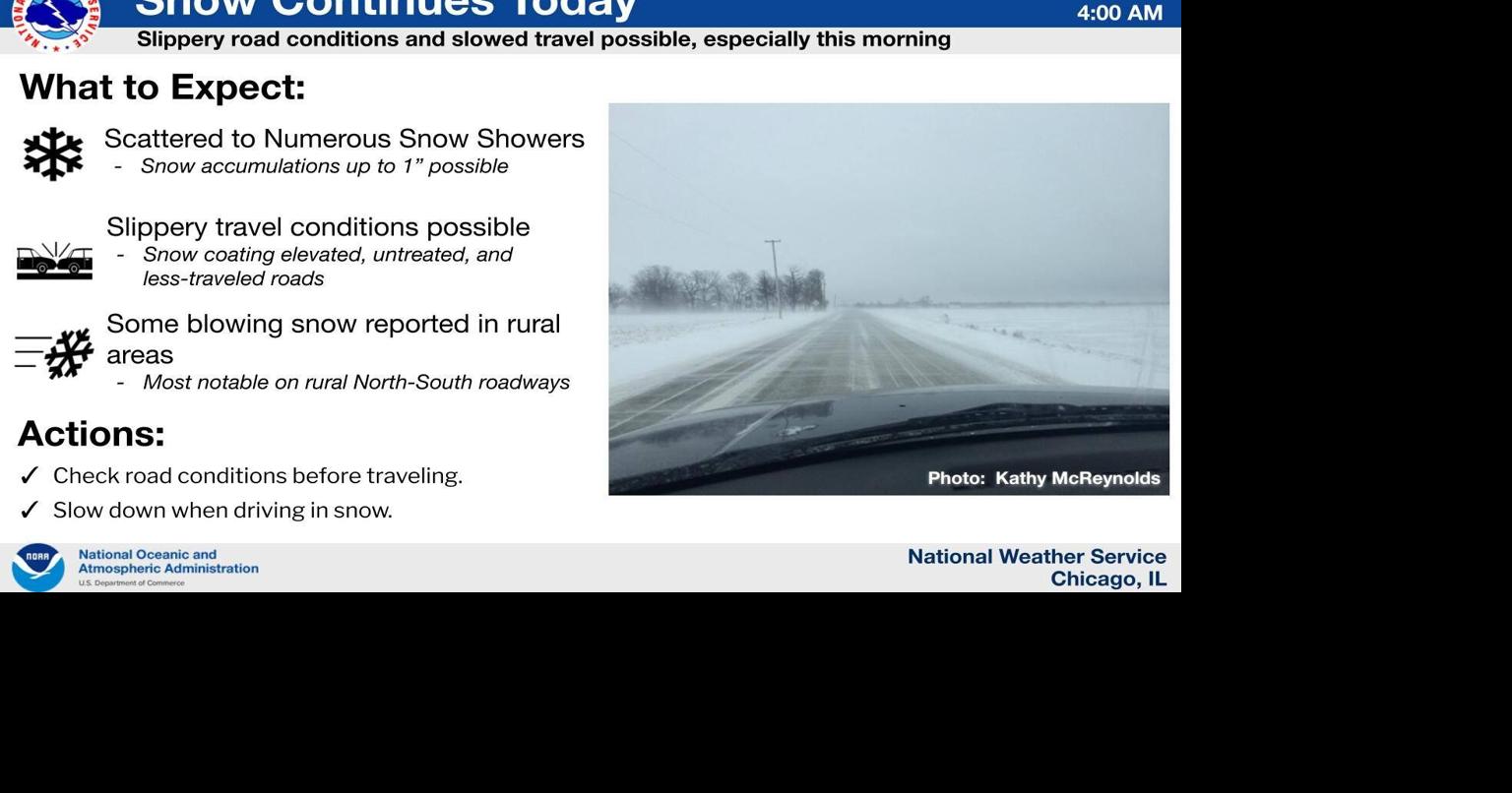 Slick road conditions expected Thursday | Local News | wspynews.com