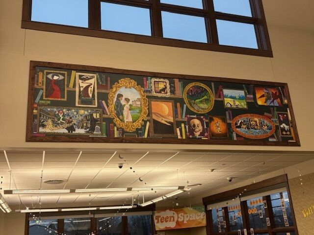 New mural at Sandwich Public Library showcases talent of local art ...