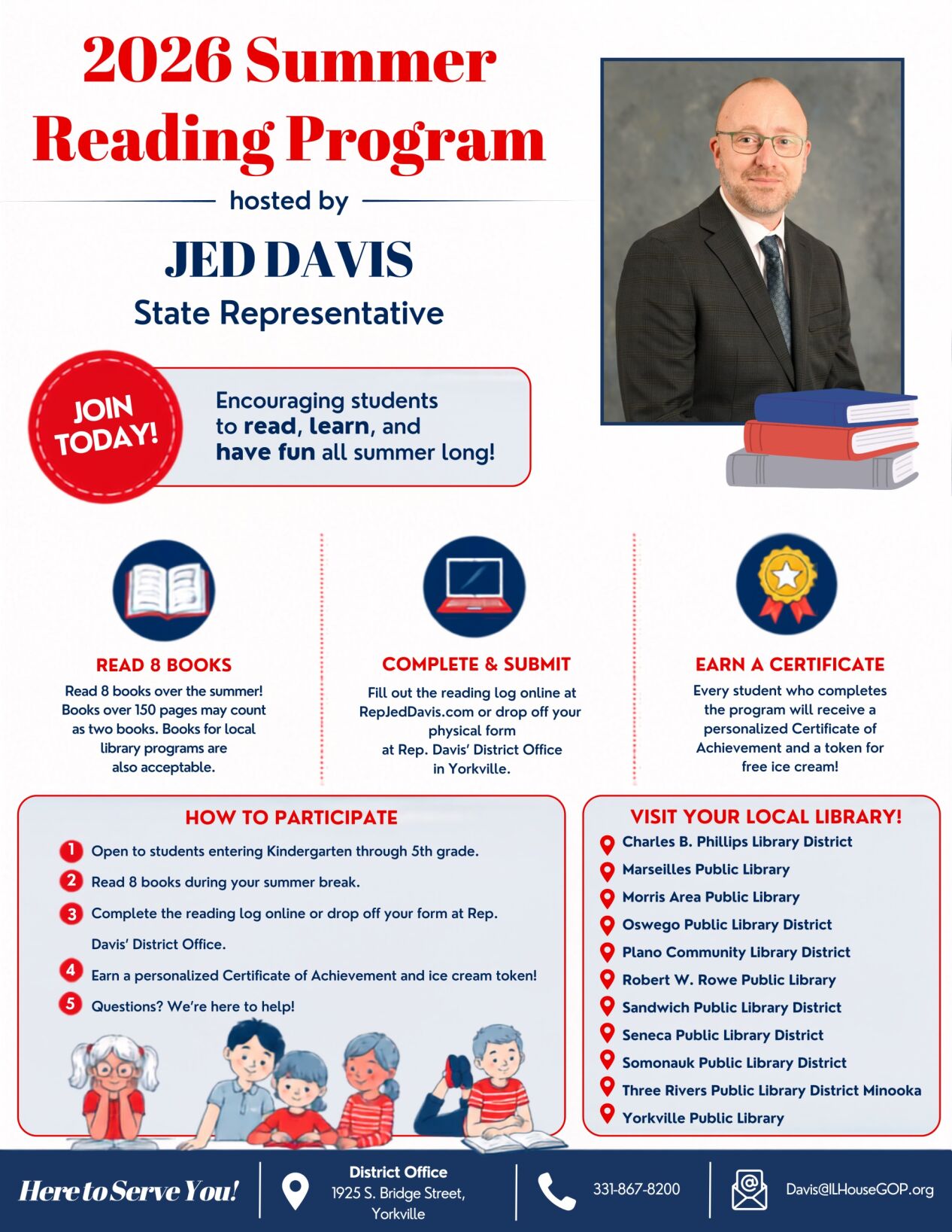 Summer reading challenge underway in 75th District | Local News ...