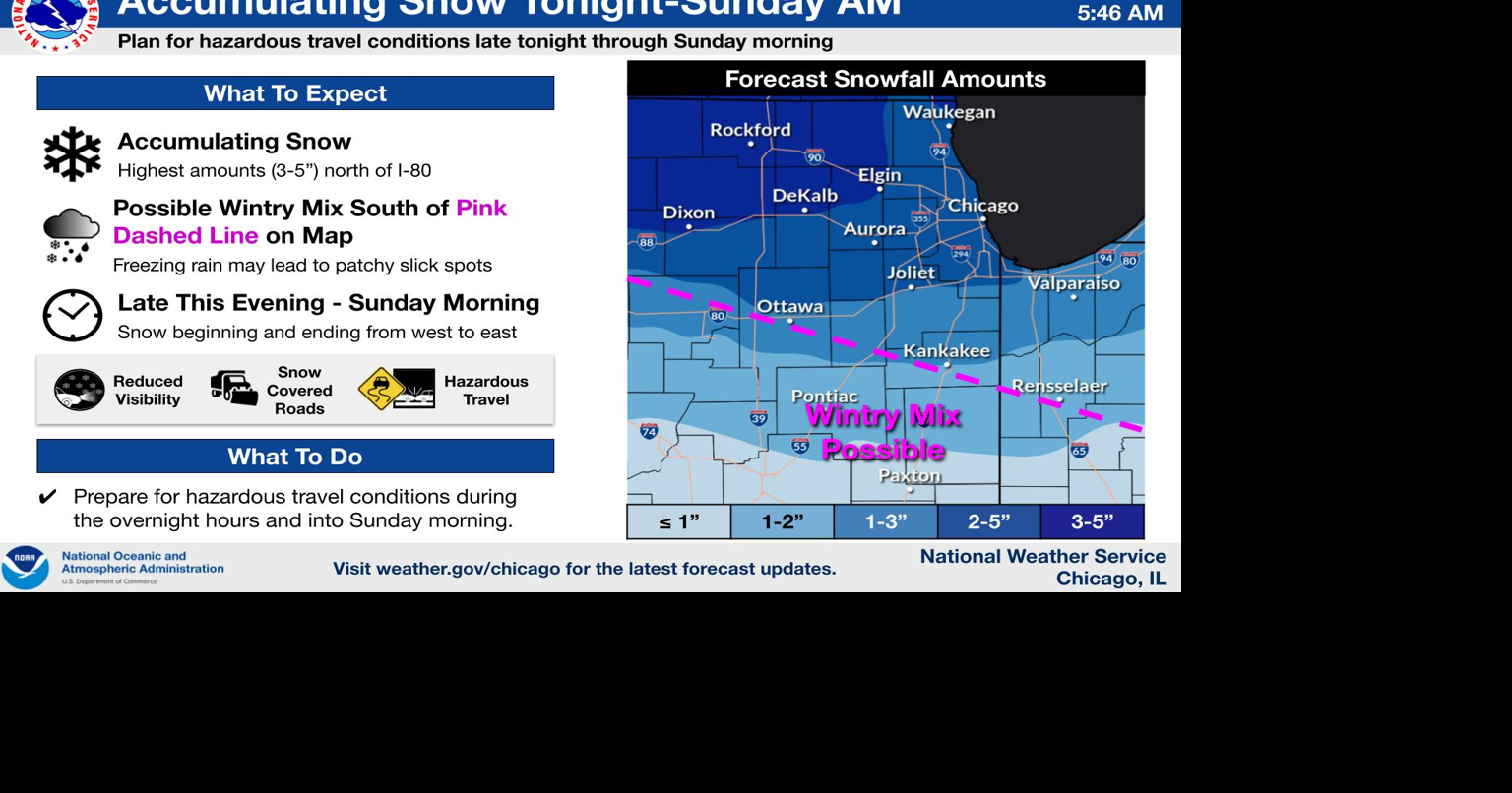 More snow expected overnight in WSPY listening area | Local News ...