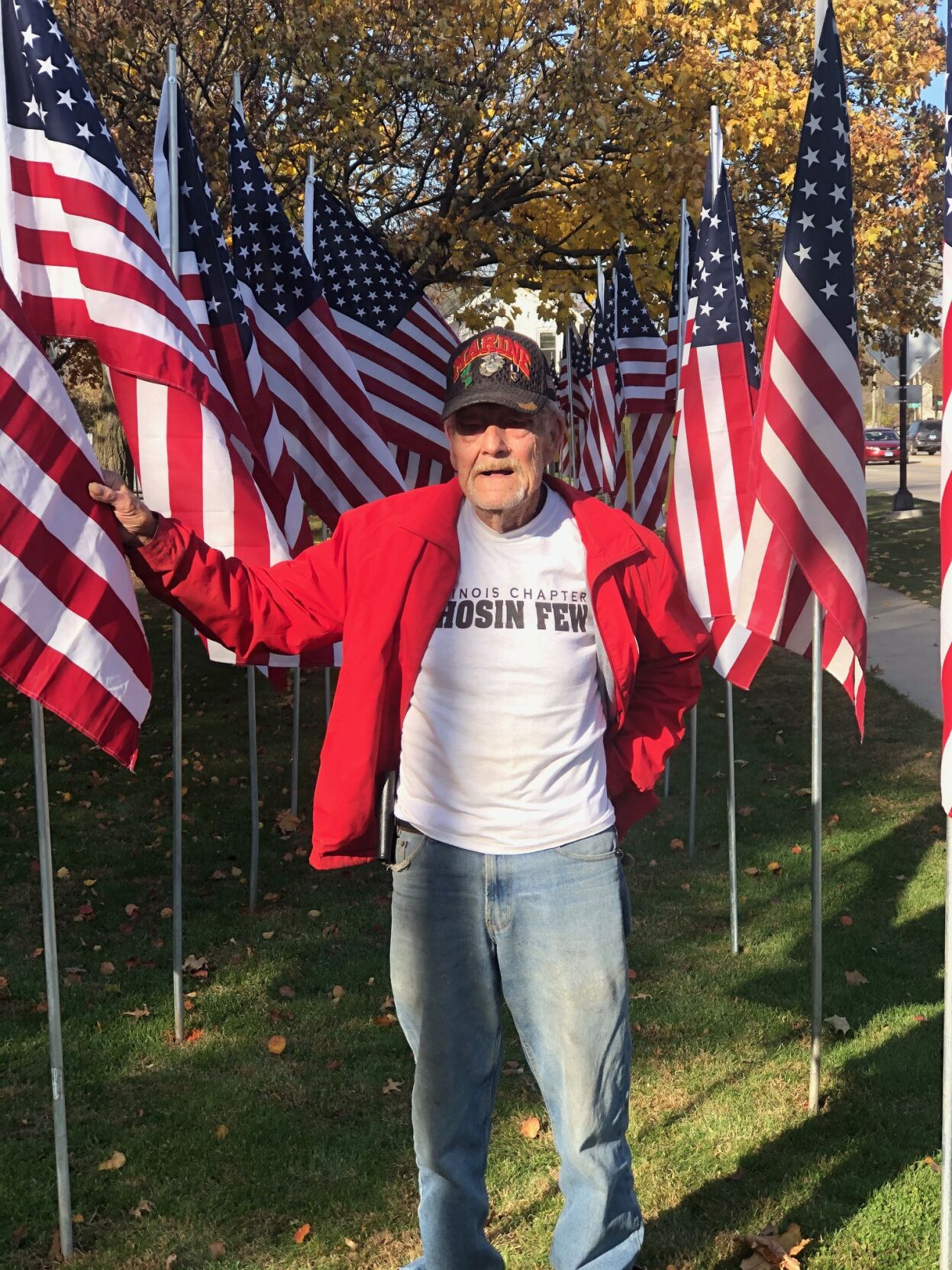 Always a patriot, a final salute, a somber goodbye to Jerry. | Local ...