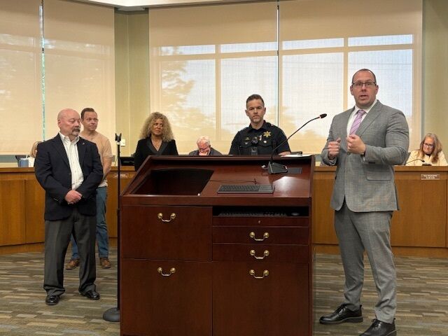 Outgoing Oswego Police Commissioner recognized for 10 years of service ...