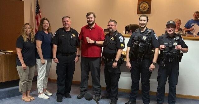 Hansen sworn in as newest Sandwich police officer in Monday night ...