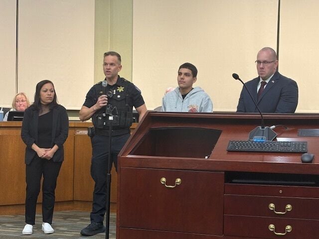 Mother and son who helped capture Oswego murder suspect recognized by ...