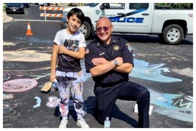 Chalk with a Cop returns to Montgomery Fest | Local News | wspynews.com