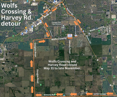Harvey Road and Wolfs Crossing Road intersection to be closed beginning ...